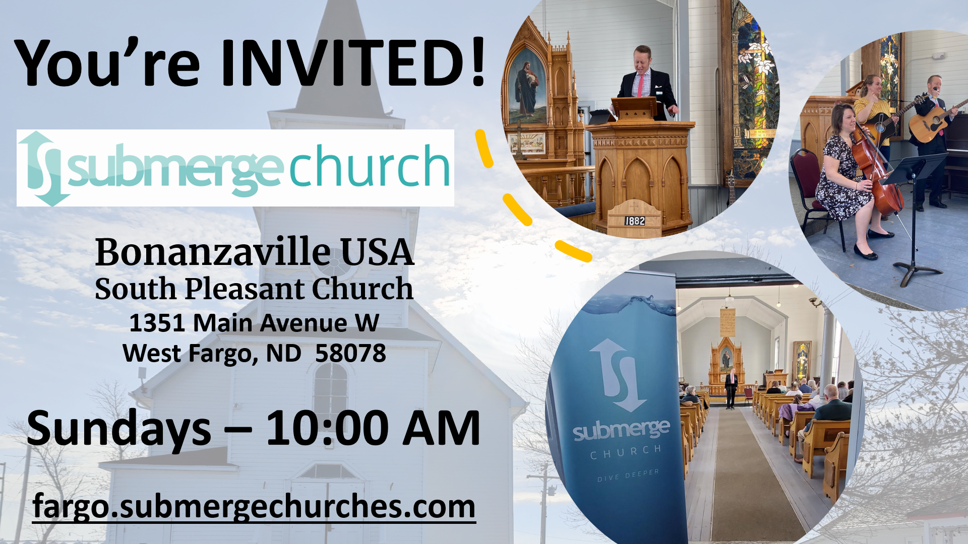 Submerge Church Moves To Bonanzaville Usa Submerge Church
